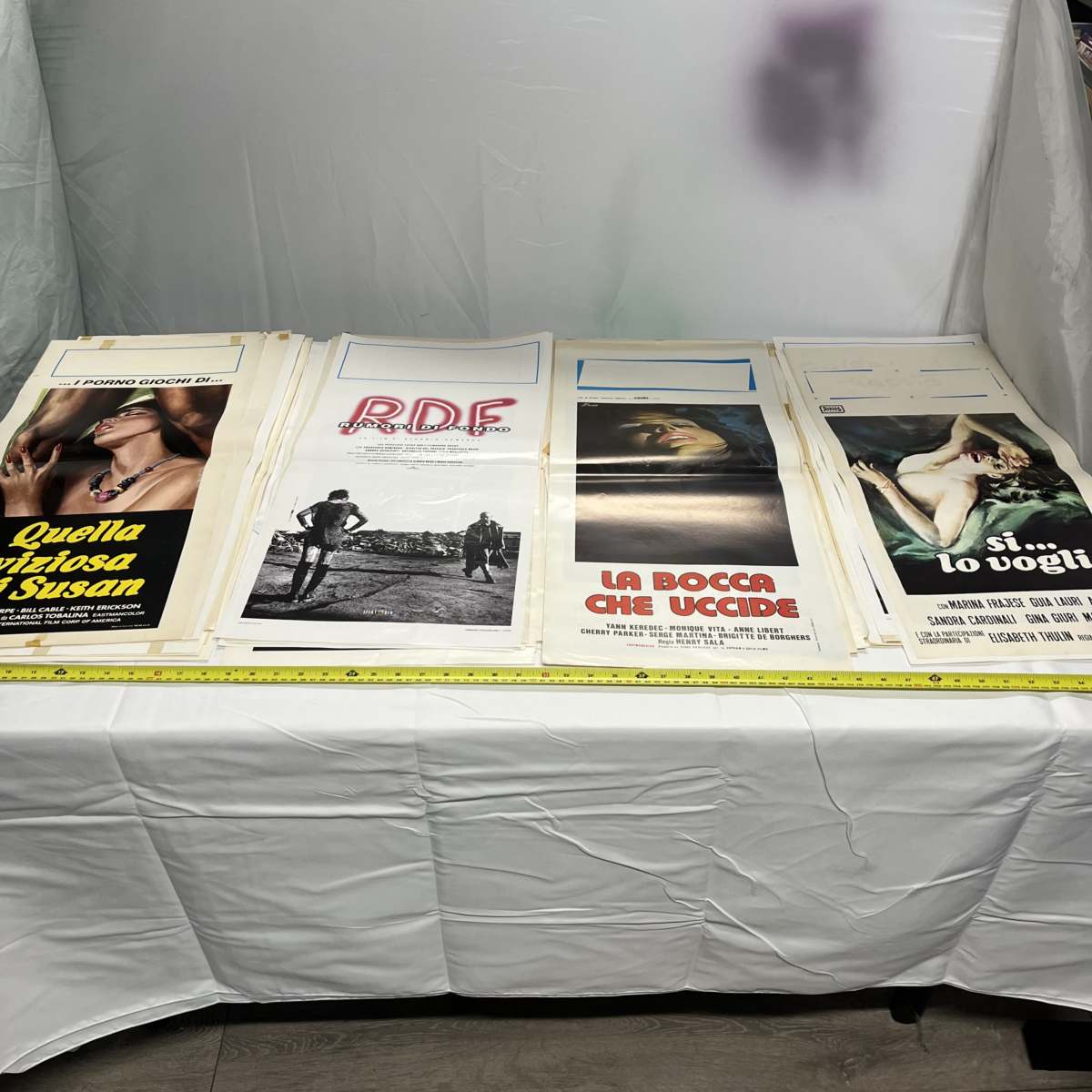 FP12 – Lot Of 4 Vintage Italian Movie Posters (Collection Fforestfach ...