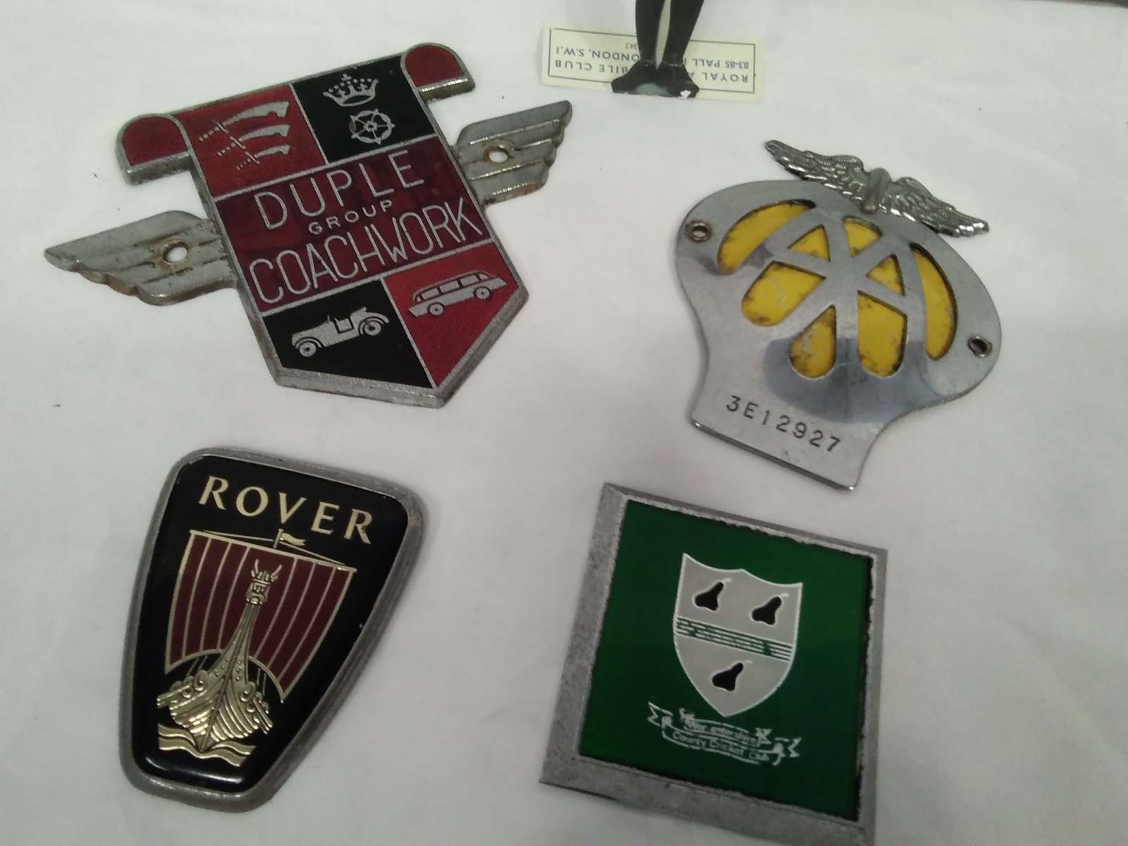 lot 287 car & bus badges – Hill's Trading Company Ltd