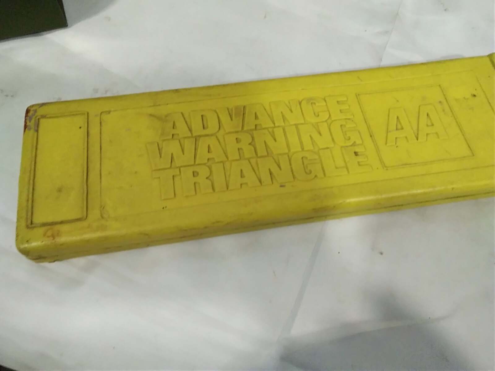 lot 801 metal document box, plastic bags & triangle warning sign – Hill ...